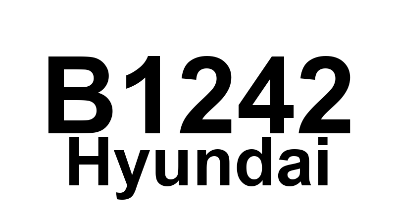 B1242 Hyundai - Sensor do Evaporador - Circuito Aberto (Alto)