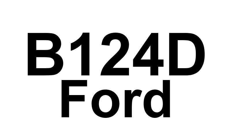 B124D Ford - Sensor de Pressão dos Pneus - Falha Geral de Sinal