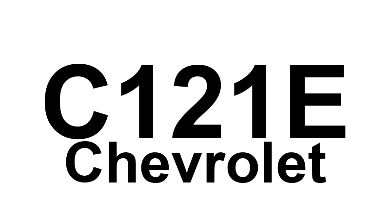 C121E Chevrolet - EBCM - Mau funcionamento