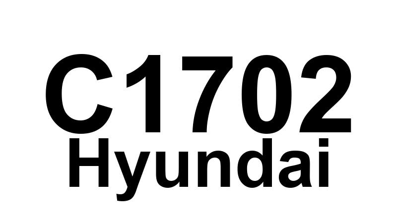 C1702 Hyundai - Erro de Codificação da Variante.
