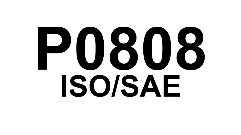 P0808 - Sensor de Posição da Embreagem 'A' - Circuito Alto