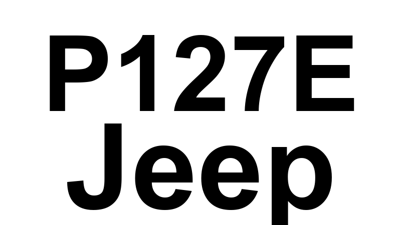 P127E Jeep - Circuito de Controle da Bomba de Combustível 2 - Aberto