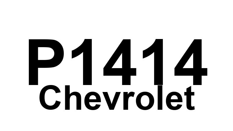 P1414 Chevrolet - Válvula de Derivação do Resfriador de Gases de Escape ...