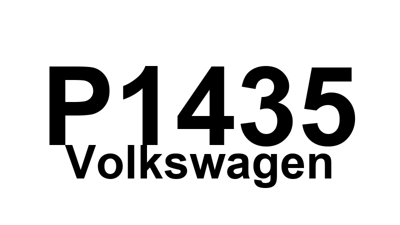 P1435 Volkswagen - Circuito do Relé da Bomba do Sistema de Injeção de ...