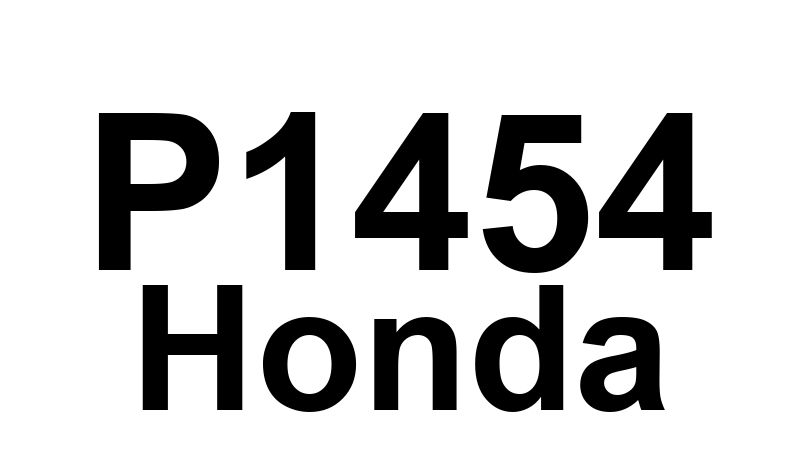 P1454 Honda - Sensor de Pressão do Tanque de Combustível - Problema de ...