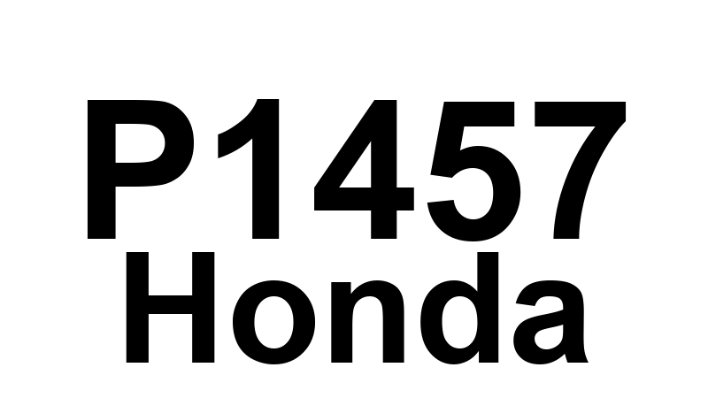 P1457 Honda - Sistema EVAP - Vazamento Detectado (Área do Canister)