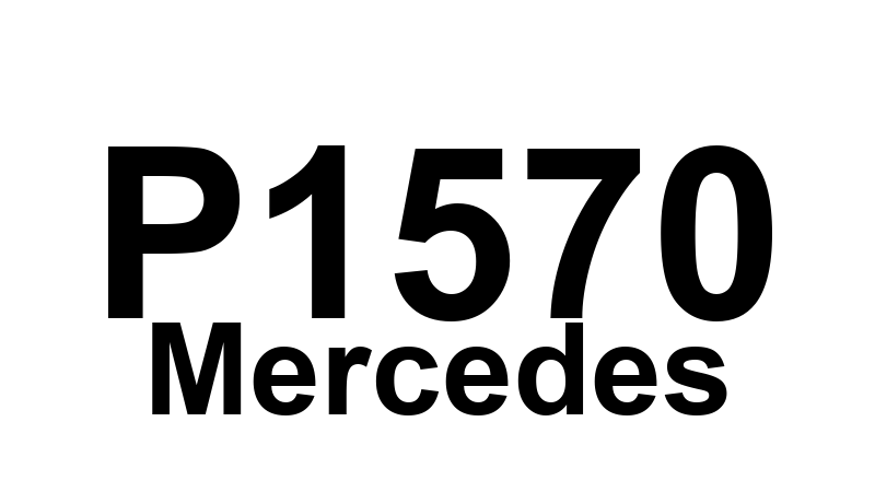 P1570 Mercedes - Realizar teste de partida durante encerramento FBS.