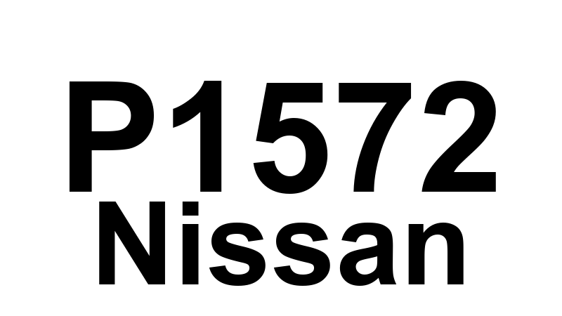 P1572 Nissan - Eixo de Feixe do Sensor de Radar - Alinhamento Incorreto