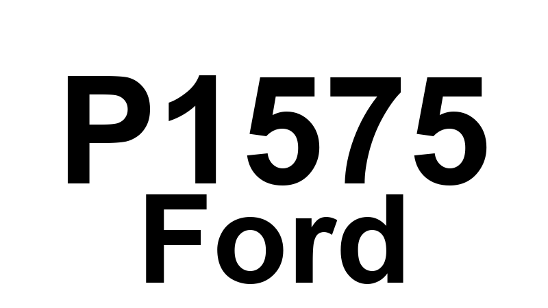 P1575 Ford - Posição do Pedal - Fora da Faixa de Autoteste