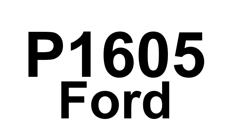 P1605 Ford - Teste de Erro na Memória de Manutenção do PCM