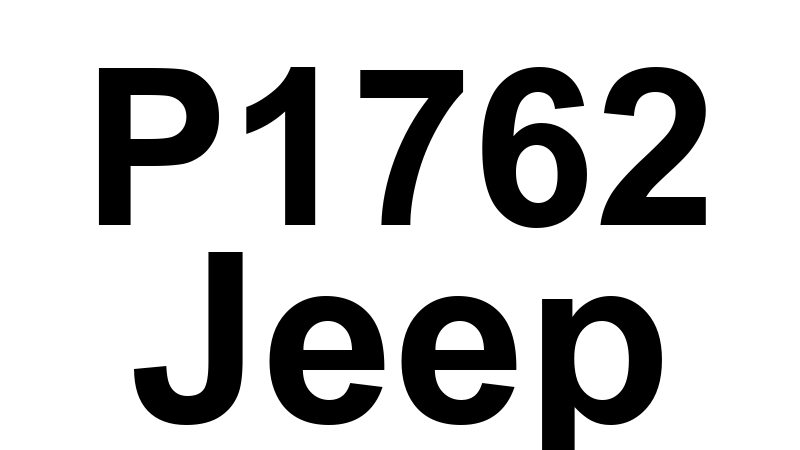 P1762 Jeep - Sensor de Pressão do Governador da Transmissão Automática ...