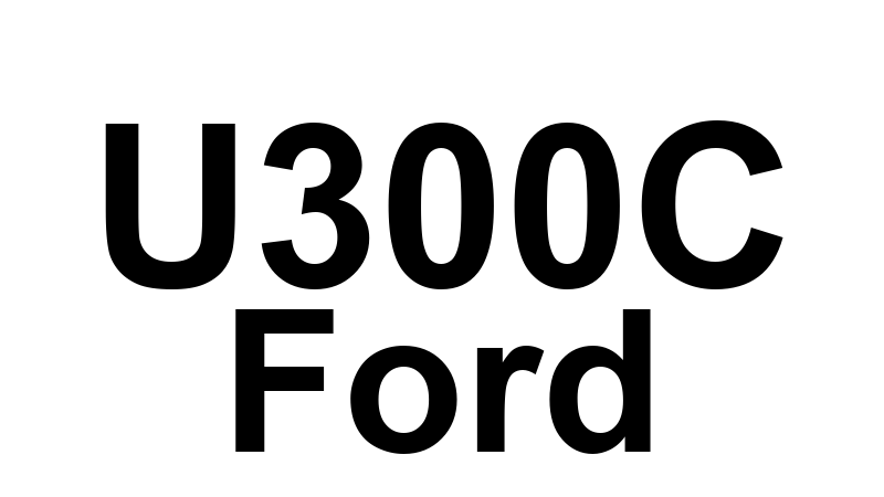 U300C Ford - Entrada de Ignição - Desligada/Ligada/Partida