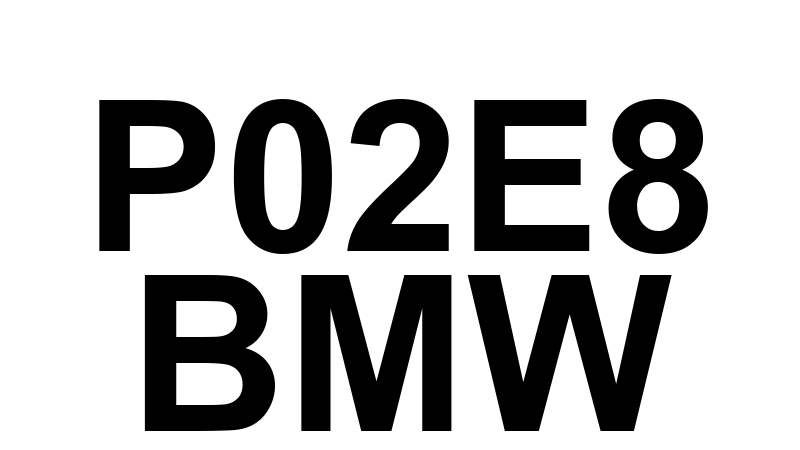 P02E8 BMW - Sensor de Posição da Admissão de Ar do Diesel - Circuito ...